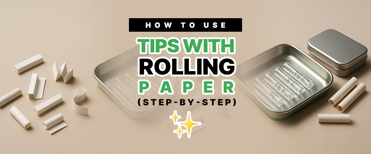 How to Use Tips with Rolling Paper (Step-by-Step) – ROLL YOUR OWN ...