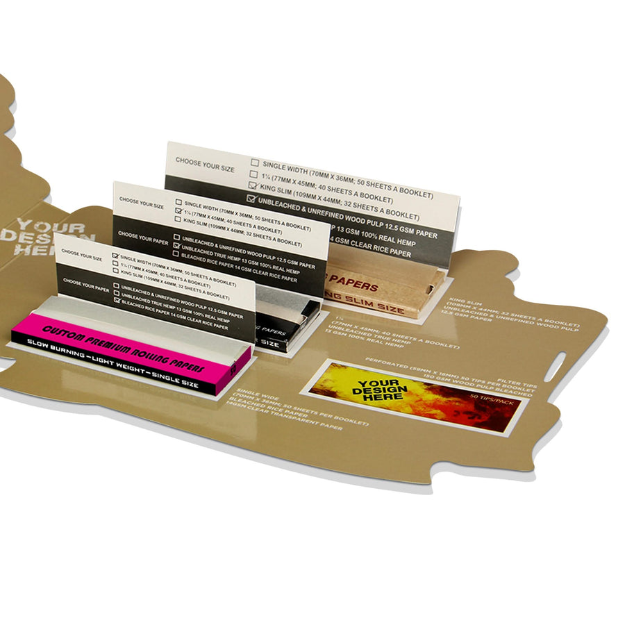 Free rolling paper samples from RYOP – ROLL YOUR OWN PAPERS.COM