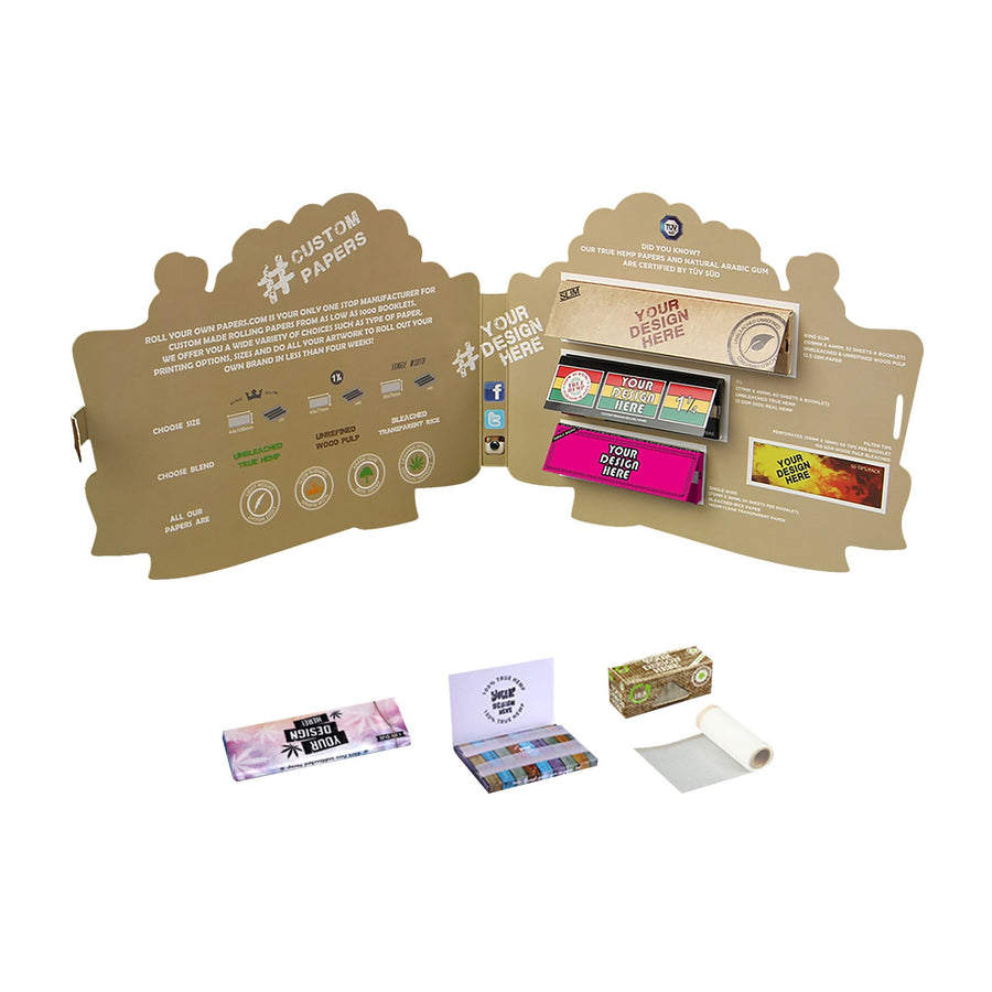 Free rolling paper samples from RYOP – ROLL YOUR OWN PAPERS.COM